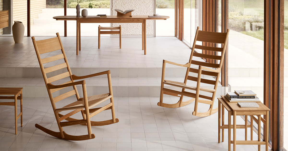 北欧デザインの巨匠、ハンス J. ウェグナーの名作ロッキングチェア《CH45》が待望の復刻。 | カーサ ブルータス Casa BRUTUS